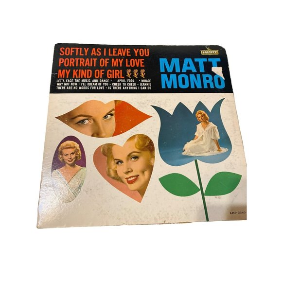 liberty | Media | Vintage Vinyl Record Matt Monro Softly As I Leave You ...